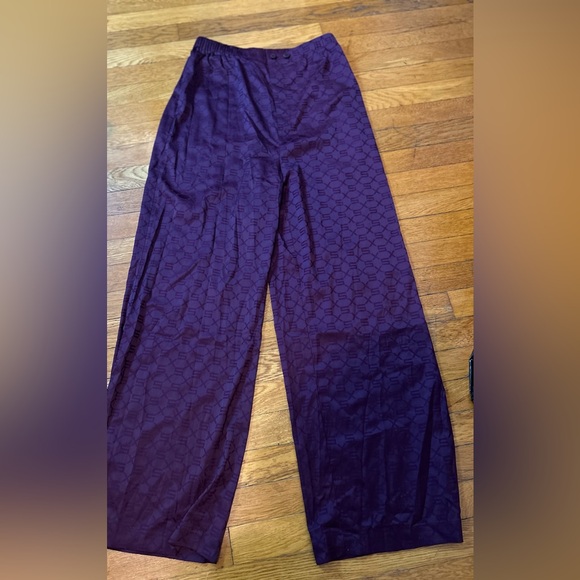 Savage X Fenty | Pants | Savage X Fenty Deep Purple Satin Pants | Poshmark